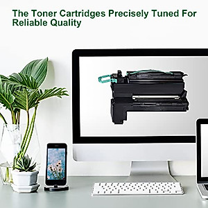 WERLIKE C792X2KG C792X2CG C792X2MG C792X2YG Toner Cartridge - 4 Pack (1BK+1C+1M+1Y) Compatible C792 Toner Cartridge Replacement for Lexmark C792de C792dhe C792dte C792e Printer