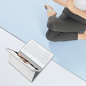 TQQ iPad 10th Generation Case with Keyboard (10.9", 2022),iPad Keyboard Case for 10.9" 10th Gen, Detachable - Pencil Holder - Flip Stand Cover - Keyboard Case for iPad 10th Gen 10.9 inch 2022 Grey