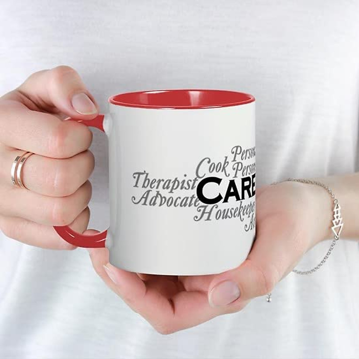 CafePress Caregiver Mug Ceramic Coffee Mug, Tea Cup 11 oz