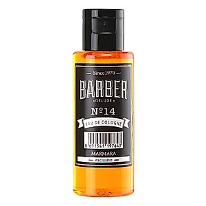 Marmara Barber Cologne - Best Choice of Modern Barbers and Traditional Shaving Fans (No 14 Deluxe, 50ml x 2 Bottles)