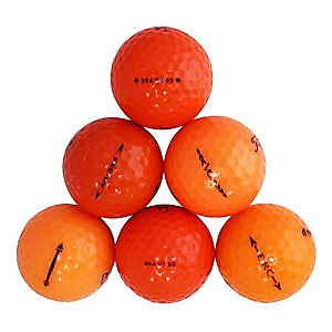 PG Orange Premium Golf Ball Mix - Top Brands & Styles! 100 Mint Quality Used Orange Golf Balls (AAAAA Reload Orange Pro Styles Mix), 100 Golf Balls (100PK-PLOR-1)