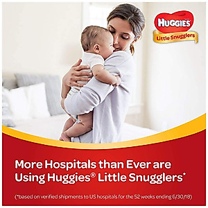 Huggies Little Snugglers Baby Diapers, Size Newborn, 132 Count, GIANT PACK (Packaging may Vary)