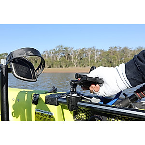 RAILBLAZA Fishing Line Spooling Station for Boats or Kayaks, Adjustable with Pivoting Base for StarPorts, Tracks, or Fixed Mounts