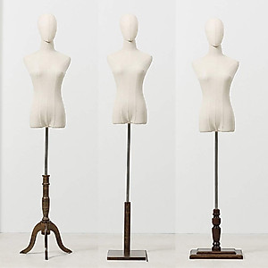 Mannequin Tailors Dummy Dressform Tailors Dummy Clothing Store Mannequins Dummy Model Students Mannequin (Brown B)