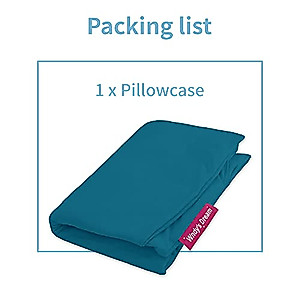 Wndy&#039;s Dream Pregnancy Pillow Cover J Shaped Pillowcase, Full Body Maternity Pillow Replacement Cover, Breathable, Machine Washable