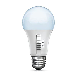 Feit Electric LED Color Selectable Timer Intellibulb - A19 with an E26 Medium Base Light Bulb - 60W Equivalent - 15 Year Life - 800 Lumen - 2700K Soft White and 5000K Daylight
