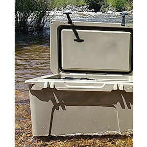 ALIENSX Universal Replacement Lid Latches for Yeti Tundra and Roadie Coolers, Durable Rubber T-Latch Design, Helps Save Fingers/Knuckles, fits Yeti, RTIC & Other Related Coolers (Aqua)