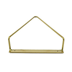 Crapyt Album Record Display Shelf Gold L7.09*D1.97*H8.46 2 pcs for Vinyl,Record,CD Modern Record Storage Holder Shelf Wall Mount