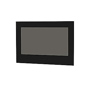 AVEL Waterproof TV for Bathroom/Shower/Kitchen/Living Room Android Smart TV (Black Frame, 23.8'')