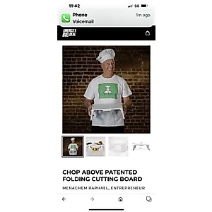 Chop Above Antibacterial Plastic Cutting Board Dishwasher Safe. WORK SMART NOT HARD Patented First of its Kinde.