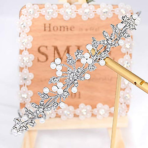 Rhinestone Crystal Tiaras and Crowns Headband For Women Birthday Pageant Wedding Prom Princess Crown (A-006)