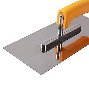 Faynore 4 Piece Concrete Tools Set including Square Notch Tile Trowel, Margin Trowel, Pointing Trowel, Wood Grout Float, Wood Float - Masonry Tool Set