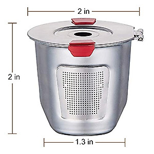 (1 PACK) Reusable K Cups Fit for Keurig 2.0 and 1.0 Coffee Maker,Stainless Steel K Cup Reusable,K Cup Reusable Coffee Pods for Keurig BPA FREE