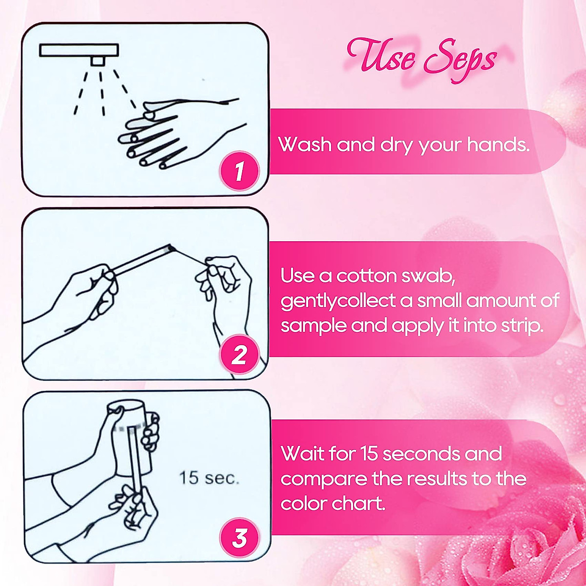 Karagas Vaginal pH Test Strips(50 Strips),PH Balance Test Strips for Women,Vaginal Health Monitoring,Measures Acidity Alkalinity and pH Balance,Sealed Package-50 Strips Value Pack