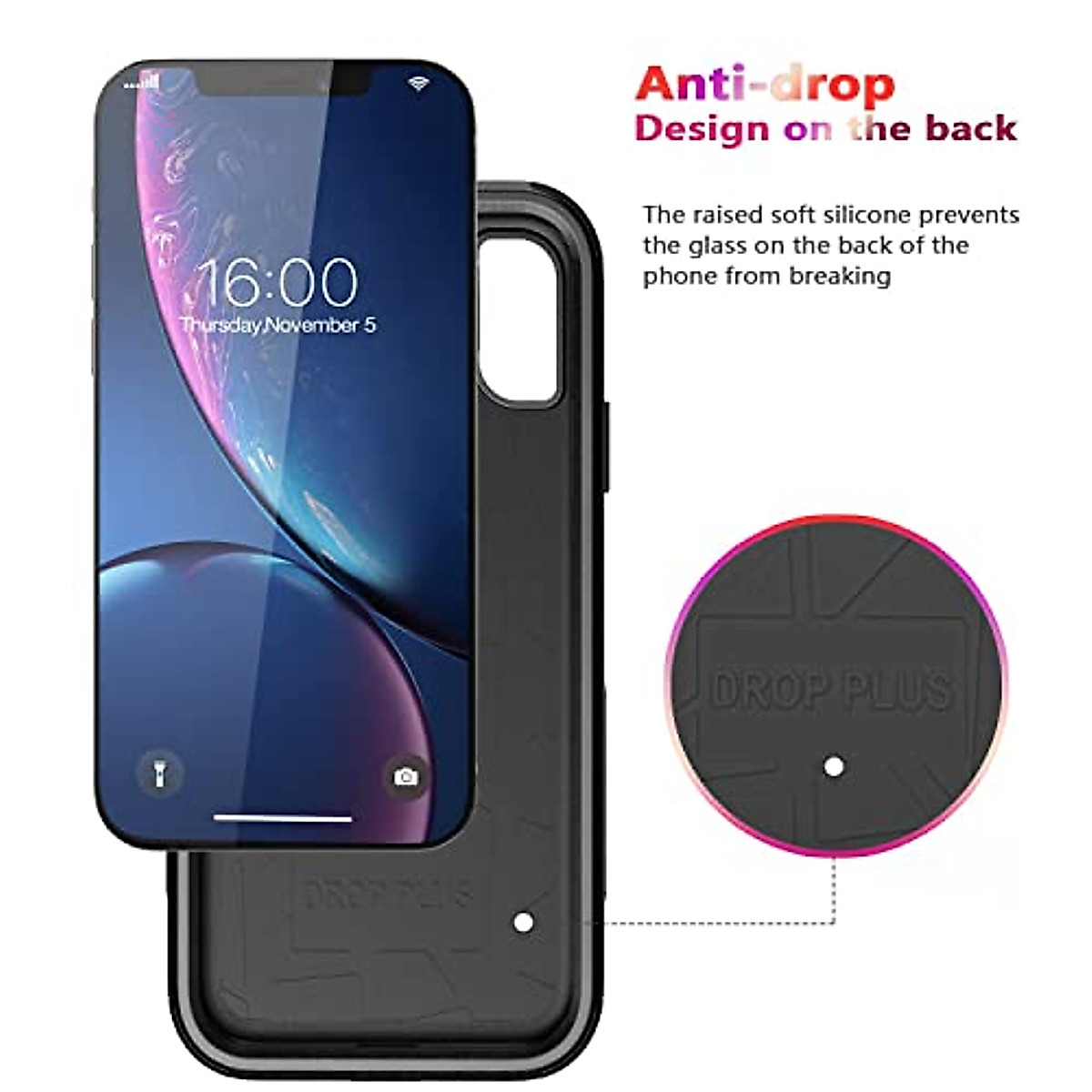 Diverbox for iPhone Xr Case [Shockproof] [Dropproof] [Dust-Proof],Heavy Duty Protection Phone Case Cover for Apple iPhone XR