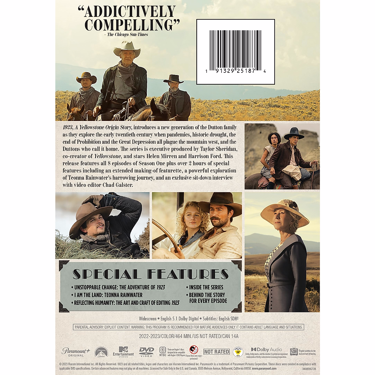 1923: A Yellowstone Origin Story: Season One [DVD]