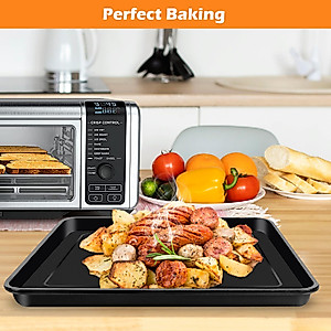 Air Fryer Grill Pan for Ninja Foodi SP101 Digital Air Fryer Countertop Oven, 13 * 13'' Air Fryer Grill Plate Crisper Plate Rack Accessories Replacement Parts Tray for Ninja Foodi SP100 SP1001C SP201