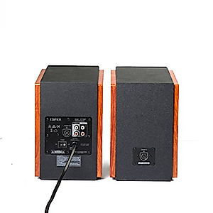 Edifier R1700BT Bluetooth Bookshelf Speakers - Active Near-Field Studio Monitors - Powered Speakers 2.0 Setup Wooden Enclosure - 66w RMS