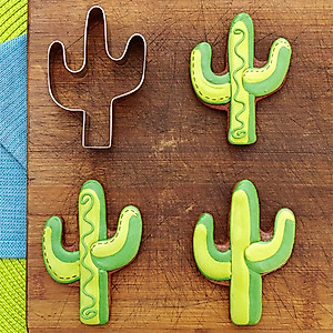 Cactus Cookie Cutter 4" Made in USA by Ann Clark