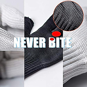 Bonaweite 1 Pair Bird Training Anti-Bite Gloves, Pet Parrot Chewing Protective Handling Gloves for Conures Cockatiels Parrotlets Finch Macaw African Budgies Parakeet Agapornis Fischeri