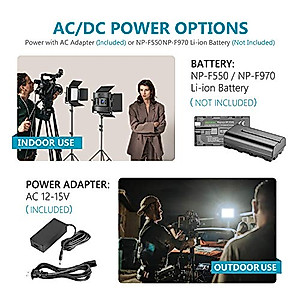 Neewer 2 Packs Advanced 2.4G 660 LED Video Light Photography Lighting Kit, Dimmable Bi-Color LED Panel with LCD Screen, 2.4G Wireless Remote and Light Stand for Portrait Product Photography