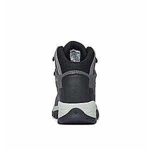 Columbia womens Newton Ridge Plus Waterproof Hiking Boot, Quarry/Cool Wave, 8 US