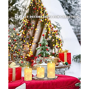 Flameless Candles,LED Candles,Battery Candles, Real Wax 3PCS