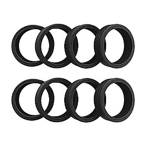8PCS Luggage Wheels Protector Silicone Carry on Luggage Suitcase Wheels Cover Luggage Accessories Reduce Noise for Travel Luggage Suitcase