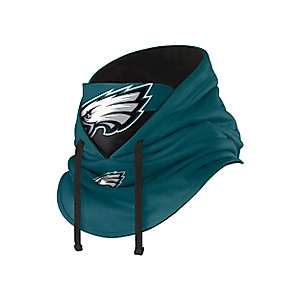 FOCO Philadelphia Eagles NFL Drawstring Hooded Gaiter