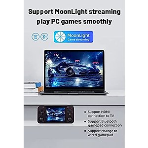 RG353M Handheld Game Console , Aluminum Alloy CNC Process Dual OS Android 11 + Linux System Support 5G WiFi 4.2 Bluetooth Built-in 64G SD Card 4452 Games U.S. Seller! (Anbernic RG353M Purple)