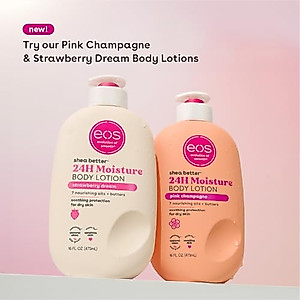 eos Shea Better Body Lotion- Fresh & Cozy, 24-Hour Moisture Skin Care, Lightweight & Non-Greasy, Made with Natural Shea, Vegan, 16 Fl Oz (Pack of 1)