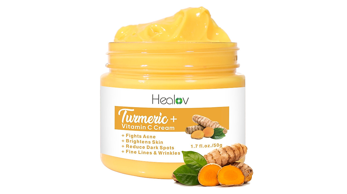 Turmeric Face Cream for Brightening & Acne - All Natural Skincare