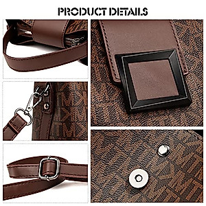 Ergocar Tote Bags for Women, Women's Tote Handbags, Fashion Waterproof PVC, Women's Crossbody Satchel, Purses Shoulder Bag, Woman Top-Handle Bags, Beige