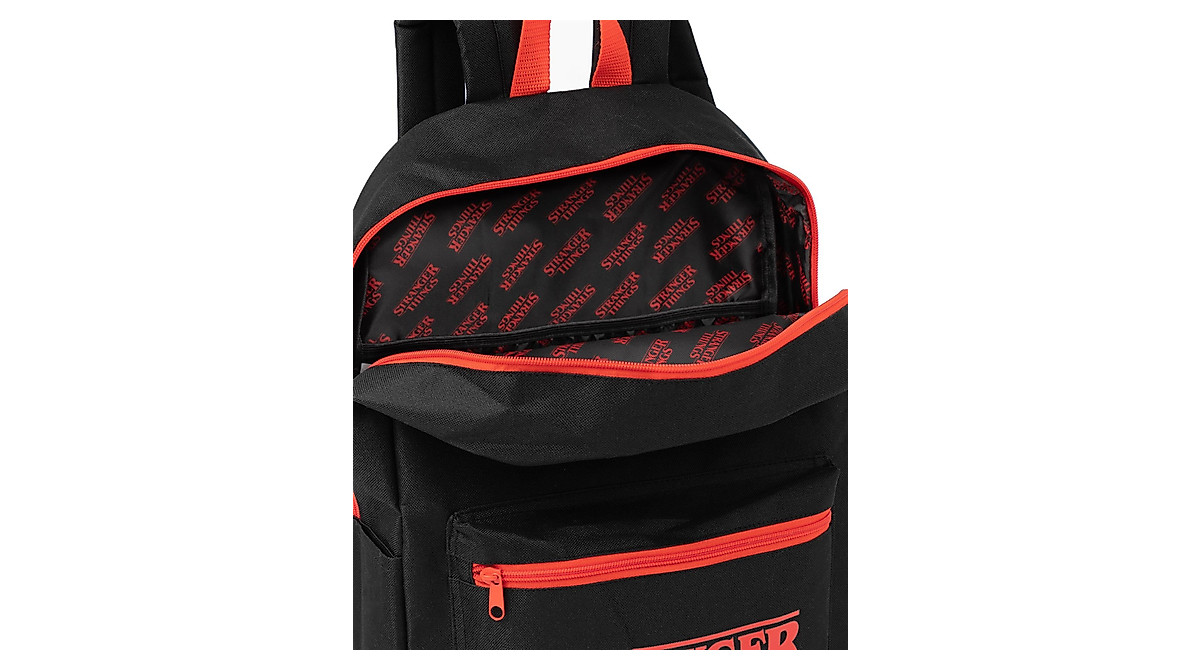 Stranger Things Hellfire Club Backpack | Black Rucksack with Adjustable ...