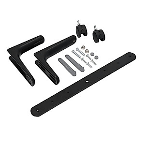 2 Packs Room Divider Screen Holder, Width Adjustable Movable Aluminum Alloy Screen Holder Feet Holder with Wheels, Screen Partition Feet Protector Holder for Hotel