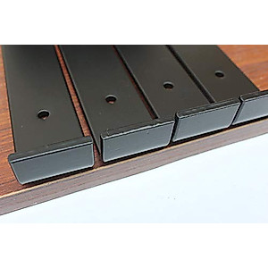 4 Pack - 5.5"L x 4"H x 1.5"W 5mm Thick Black Hook Brackets, Hook Iron Shelf Brackets, J Bracket, Metal Shelf Bracket, Industrial Shelf Bracket, Modern Shelf Bracket Shelf Supports with Screws
