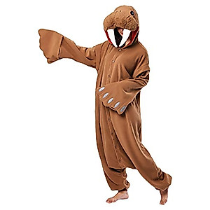 SAZAC Walrus Kigurumi - Onesie Jumpsuit Halloween Costume (X-Large)