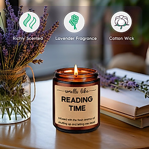 GSPY Book Lover Candle, Book Lovers Gifts, Gifts for Readers - Bookish Gifts, Reading Gifts, Book Themed Gifts - Funny Christmas, Birthday Gifts for Book Lovers Women, Bookworm, Librarian, Men