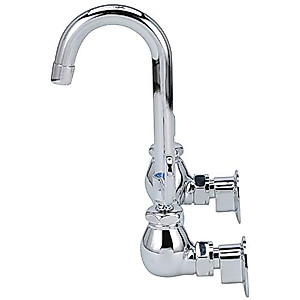 Zurn Z842A4-XL Sink Faucet with 3-1/2" Gooseneck and 4" Wrist Blade Handles.