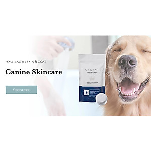 Nagayu C02 pet Skin Therapy Starter kit Includes 10 Tablets, Hose, Professional Shower Head, and Adaptor. Great for Pets with Itchy Skin, Allergies, Oily Coat and Skin (Original Tablets)