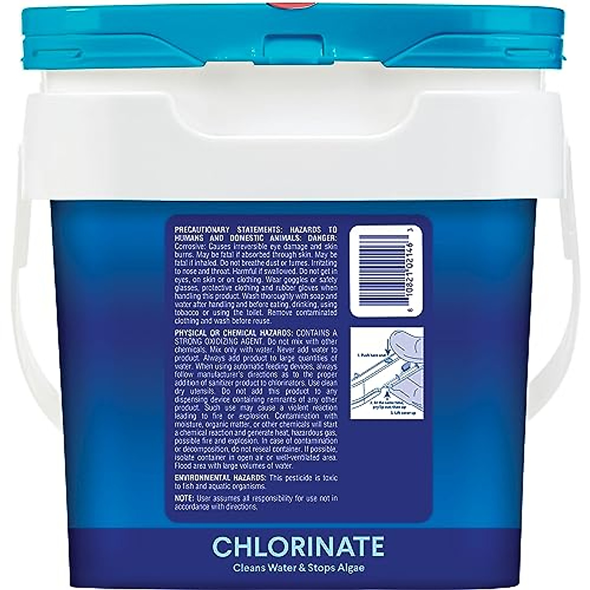 CLOROX Pool&Spa XtraBlue 3” Chlorinating Tablets, Kills Bacteria & Stops Algae, 25 LB