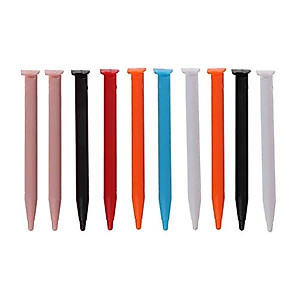 NSLikey 10 Pcs Plastic Stylus Pen Screen Touch Pen Lapiz Tactil for New 2DS XL LL Game Console