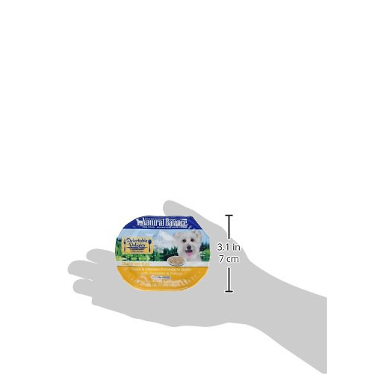 Natural Balance Delectable Delights Grain Free Duck'En-Itas Duck & Chicken Adult Dog Food, 2.75 oz., Case of 24