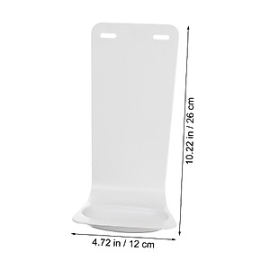 Alipis Water Tray Liquid Dispenser Foam Hand Soap Dispenser Electric Soap Dispenser Plastic Bracket Bathroom Soap Wall Soap Rack Plastic White Liquid Soap Pump Rack Soap Dispenser Holder