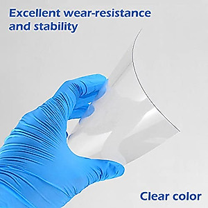 Dental Hard Splint, 10 Sheets 0.3 mm Dental Lab Splint Thermoforming Material for Vacuum Forming Machine 5'' x 5''