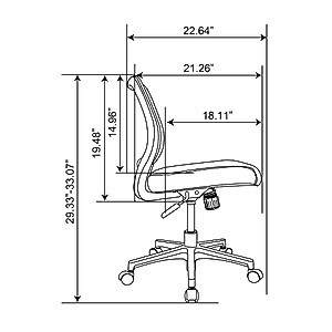 Realspace® Adley Mesh/Fabric Low-Back Task Chair, Black, BIFMA Certified