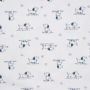 Little Me Baby Boys' Puppy Toile Swaddling Receiving Blanket