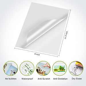 BONSEN A4 Laminating Pouches, 100-Pack, 9 x 11.5 Inches, 3-Mil, Gloss Laminator Pouches, Clear and Durable Laminating Pouches, Strong for Long Lasting Documents (LP3102)