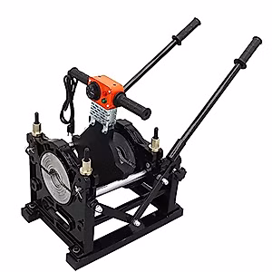 INTSUPERMAI Pipe Fusion Welder Pipe Welding Machine PP PE PB PVDF Butt Fushion Welding Machine Double Clamps Hand Push Type 110V 2.48"-6.30" (63-160mm)
