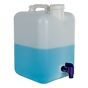 PowGrow Plastic Spigot, Plastic Faucet for 5, 6 Gallon Drums Water Jugs, Durable Polyethylene Material Barrel 3/4 NPT Faucet Replacement Spigot, 1 Inch Thread Size,3-Pack